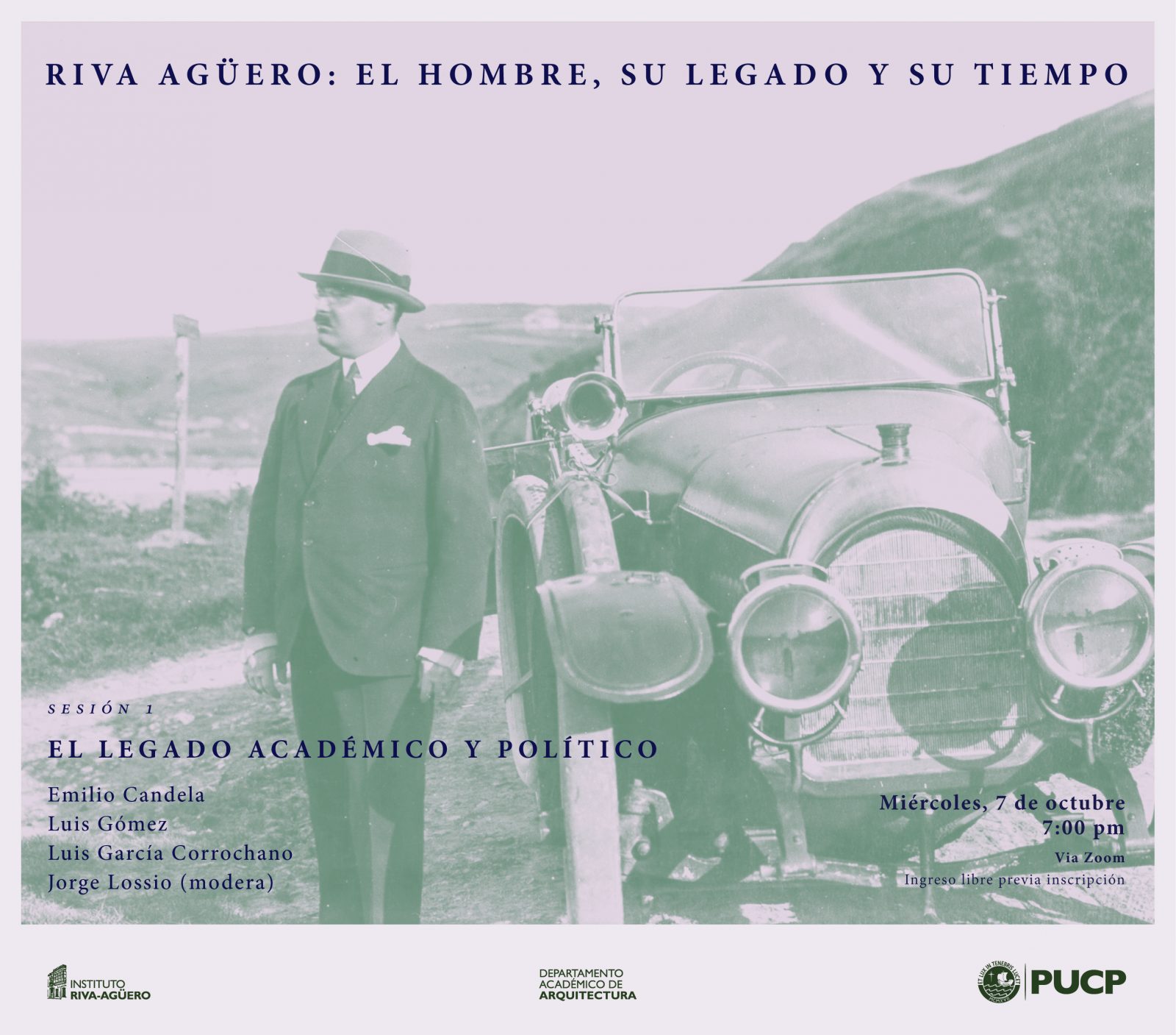 Webinar Institucional "Riva-Agüero: el hombre, su legado y su tiempo ...